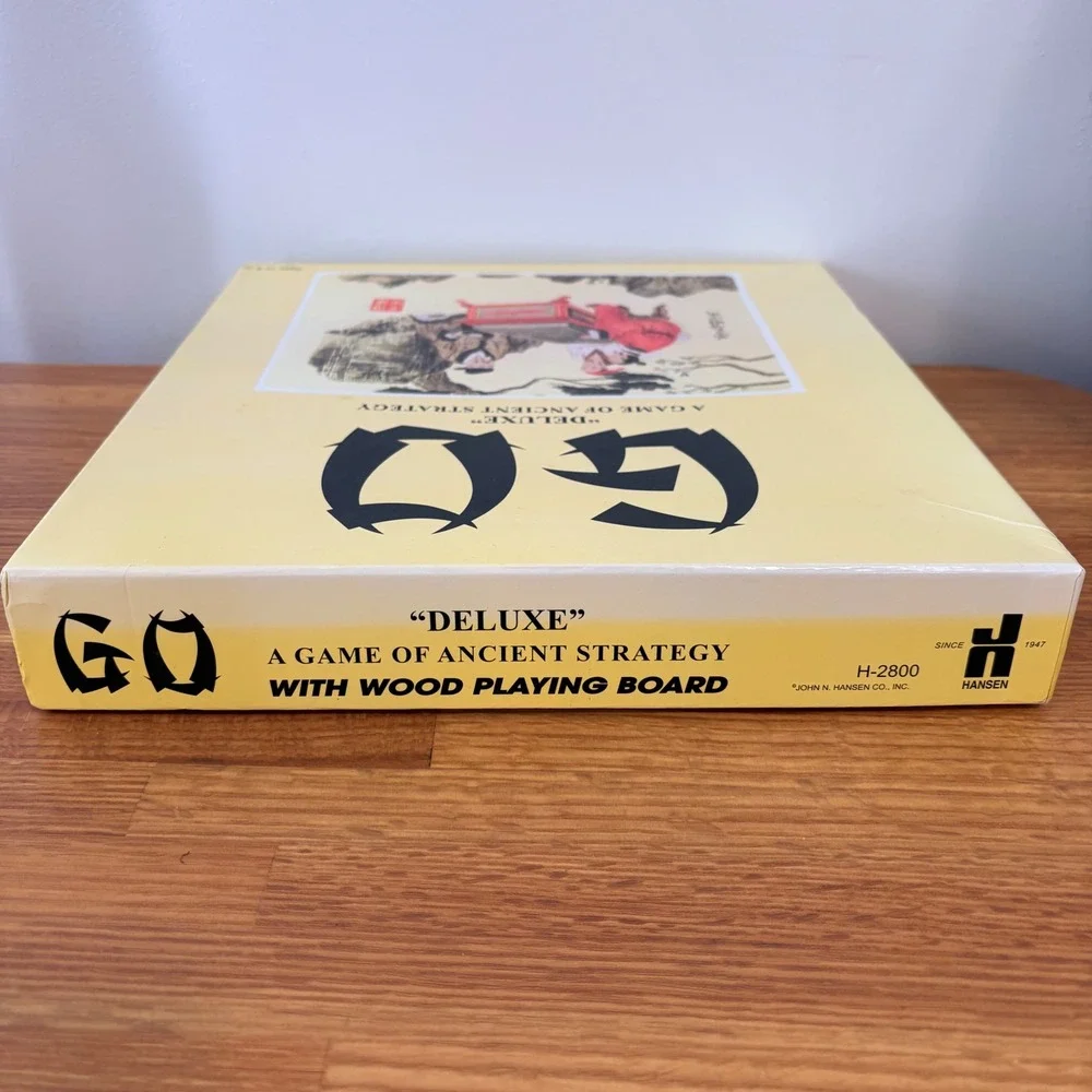 John N. Hansen | Games | Vintage Go Deluxe Wood Board Game Ancient ...